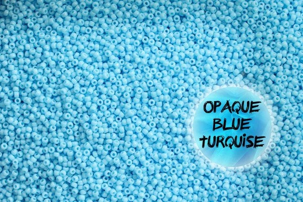 TOHO TR-08-43 Opaque Blue Turquoise 10g | Koraliki TOHO \ TOHO Round 8/ ...